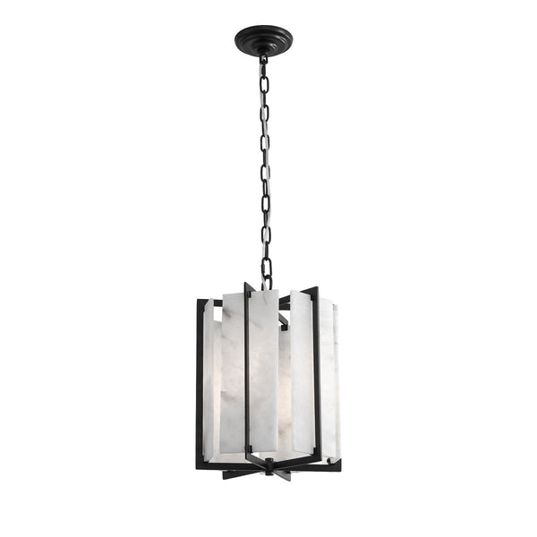 Palermo Alabaster Pendant - Black – Cosmo Lighting
