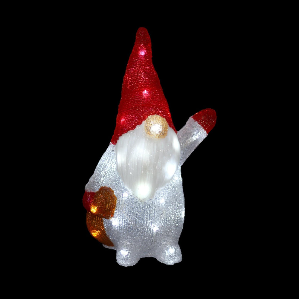 Acrylic Red Santa Waving Hand Gonk - H40cm – Cosmo Lighting