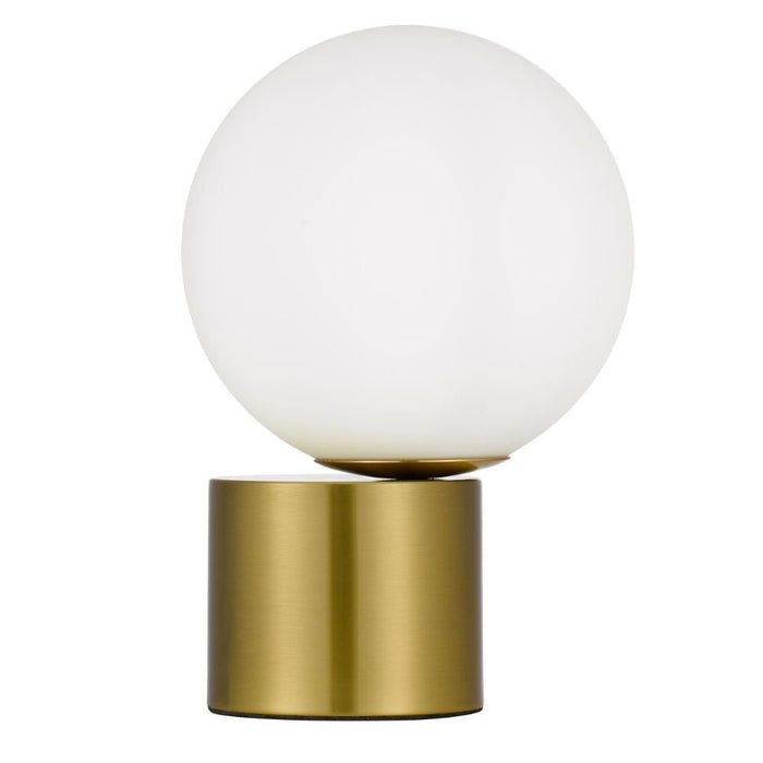 Telbix NOVIO - Art Deco Marble & Glass Table Lamp – Cosmo Lighting